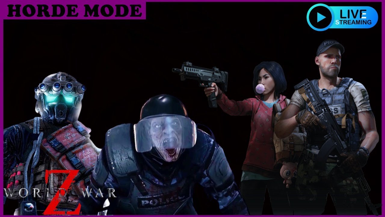 WORLD WAR Z HORDE MODE [WAVES CLEARED 35] - RANDOM TEAM - YouTube