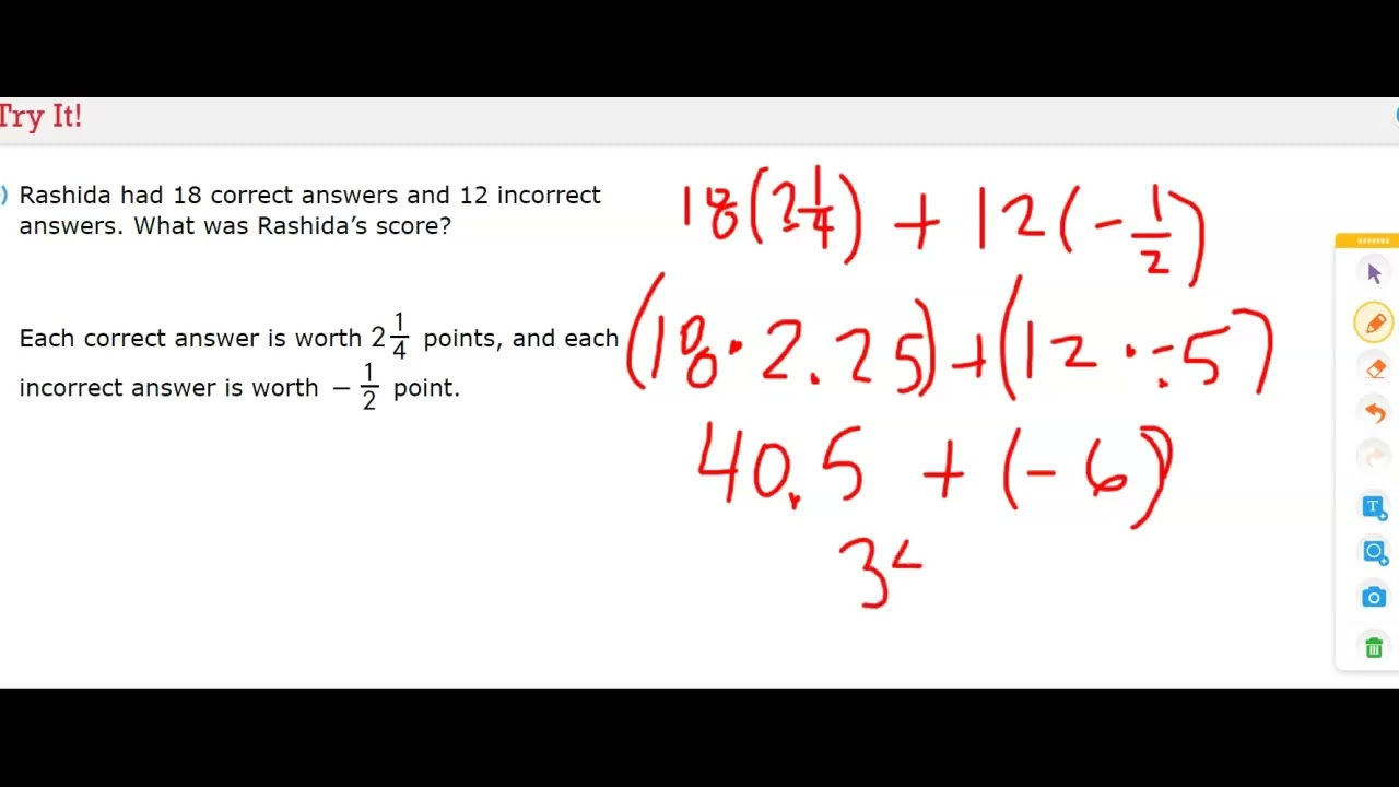 3 4 Solve Problems With Rational Numbers YouTube 3 4 Solve Problems With Rational Numbers YouTube