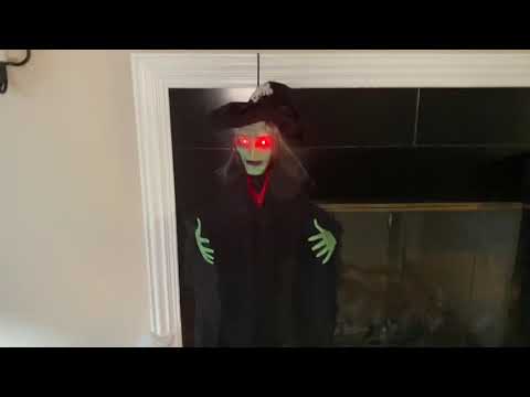 Gemmy Shaking Spirits Witch - YouTube
