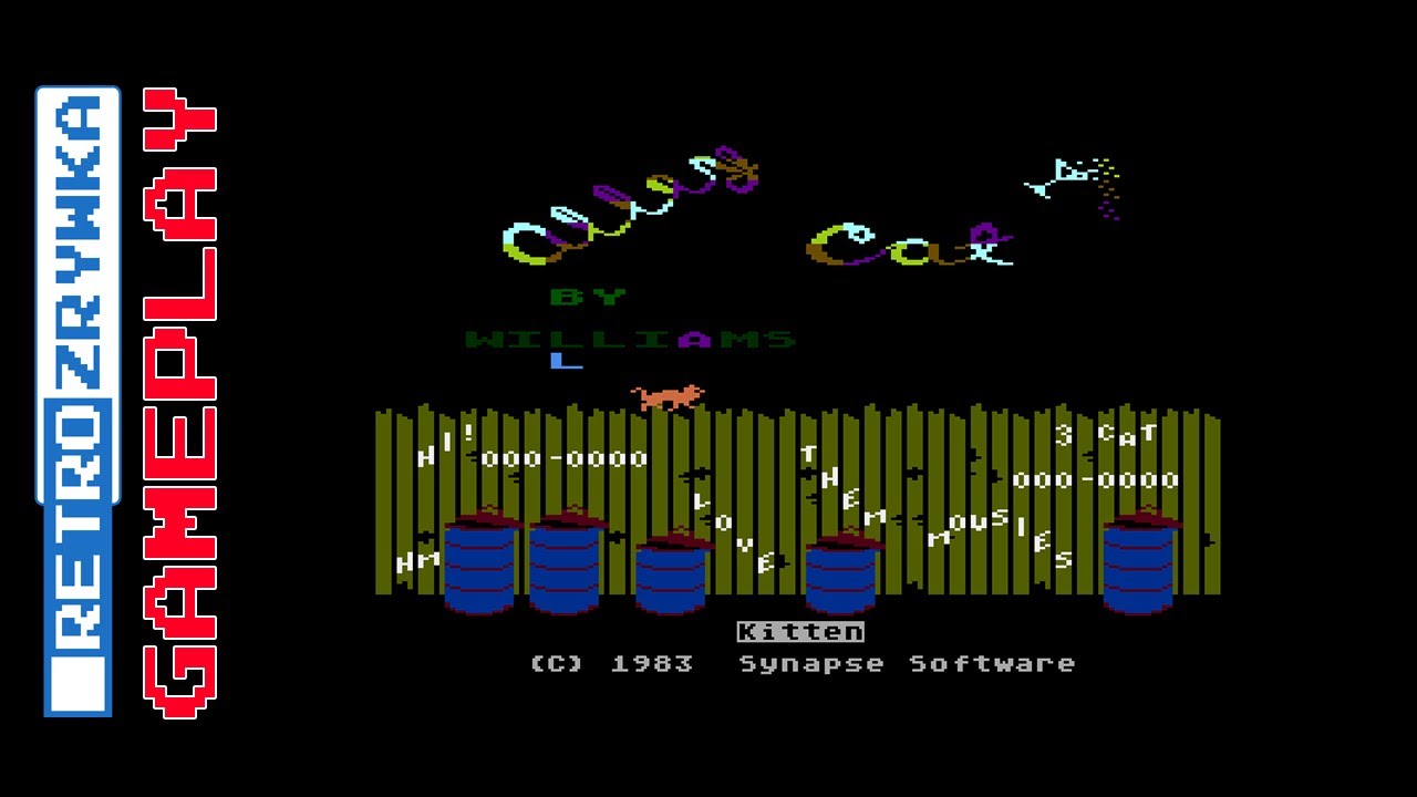 Alley Cat Atari XL/XE - RetRozrywka GamePlay - YouTube