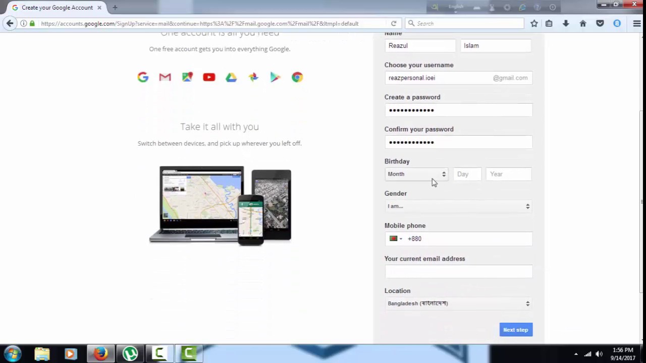 How to Create a E-mail (Bangla) - YouTube