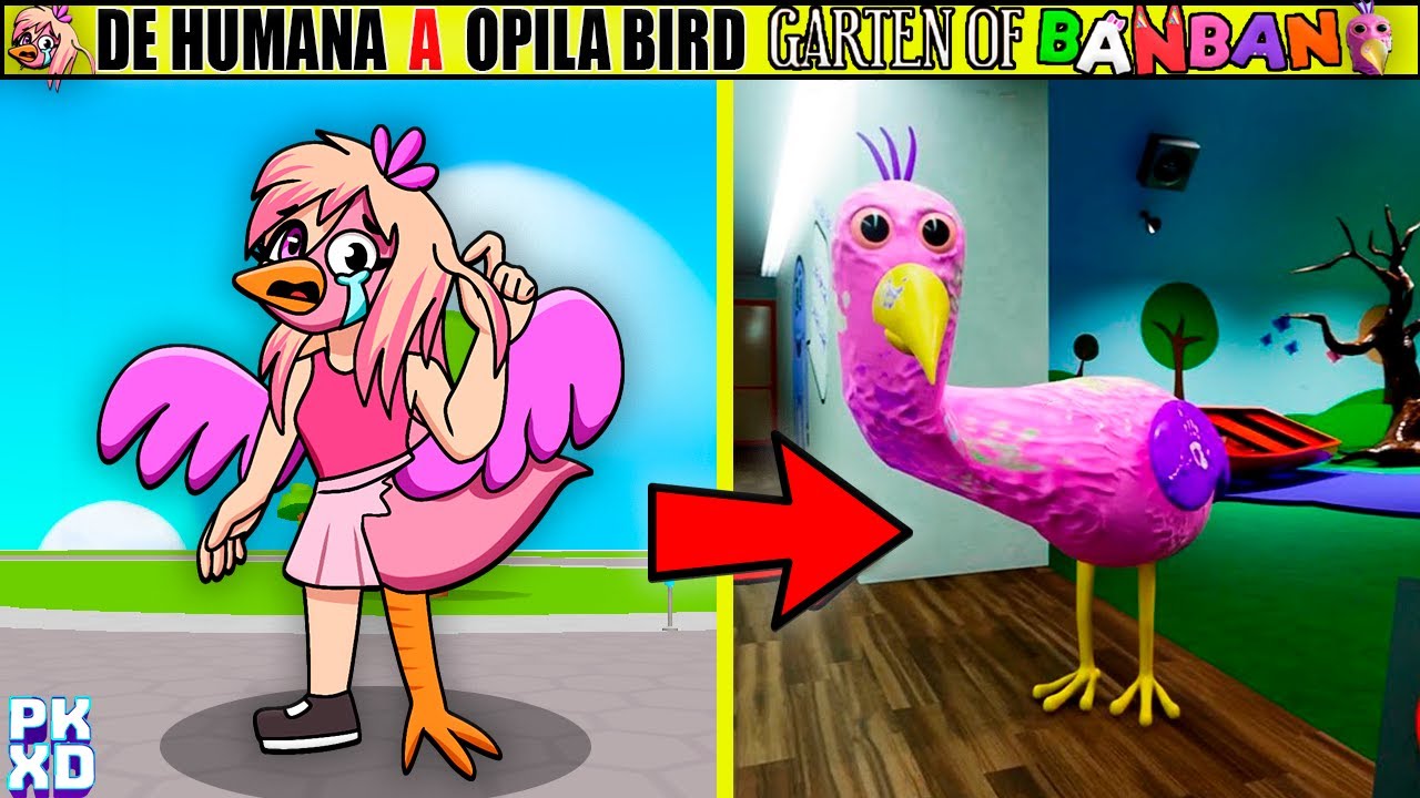 ¡De HUMANA a OPILA BIRD de GARTEN OF BANBAN en PK XD * NALA💞 - YouTube