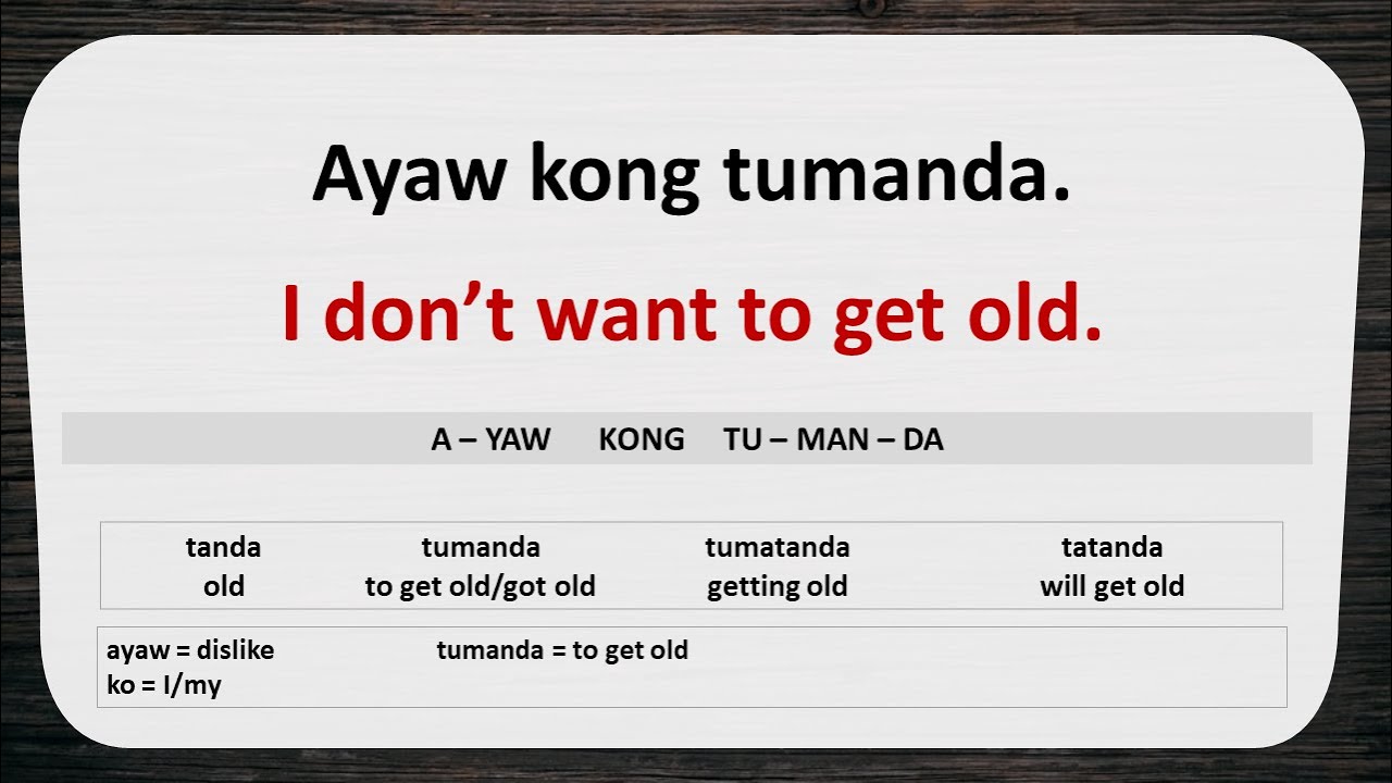 TAGALOG PHRASES Using Words with Affix -UM (Learn Tagalog) Part 3 - YouTube