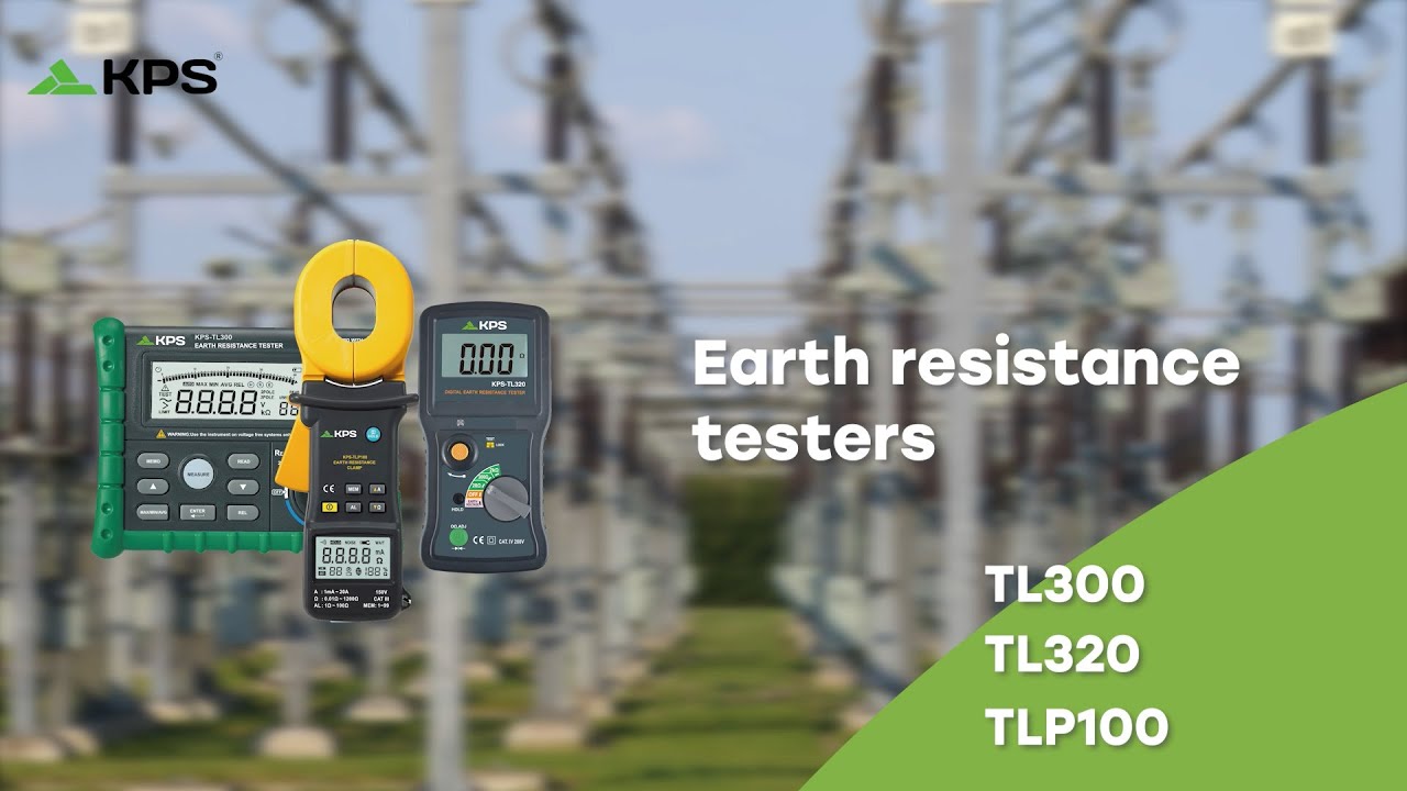 KPS Earth resistance testers TL300, TL320 & TLP100 - YouTube