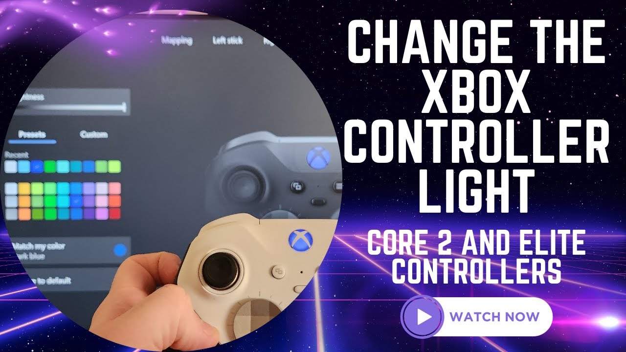 How To Change The Xbox Core 2 And Elite Series 2 Button Color - YouTube