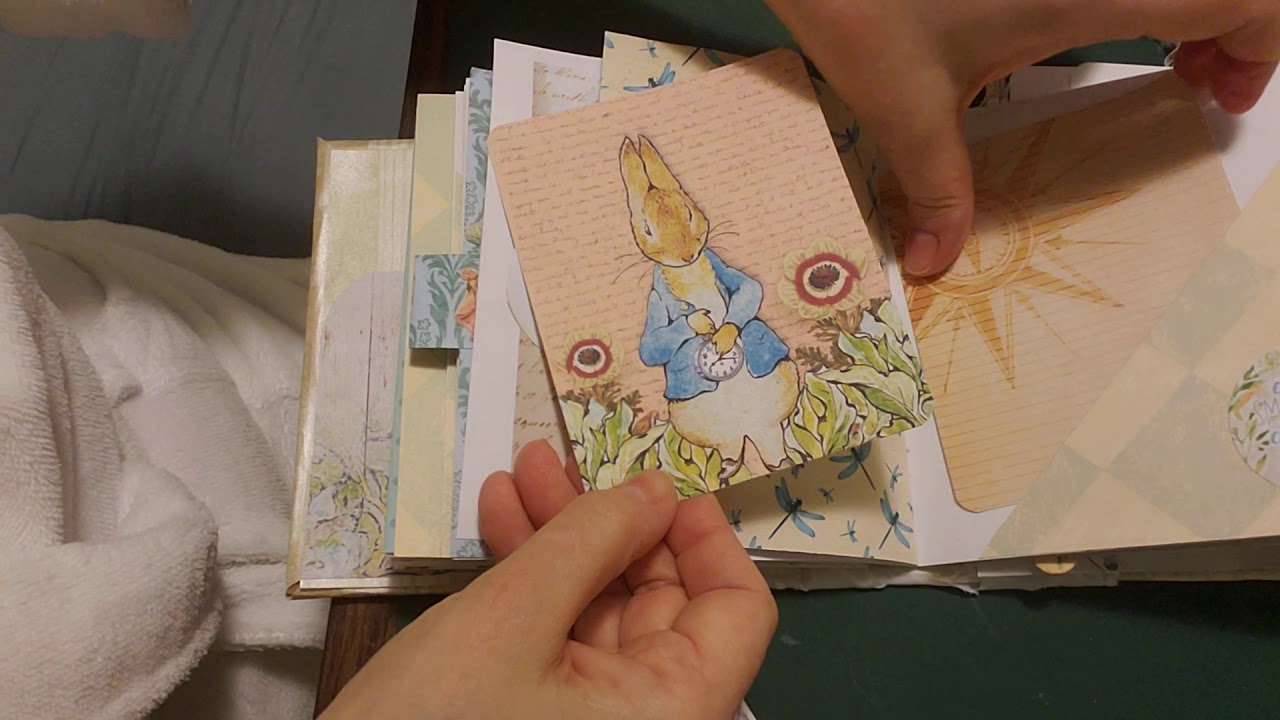 Peter Rabbit baby journal. - YouTube