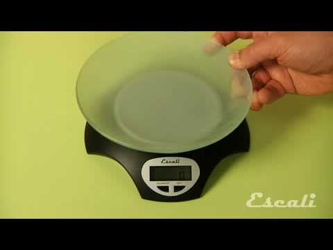 Escali Scales - Tare Feature - How It Works - YouTube