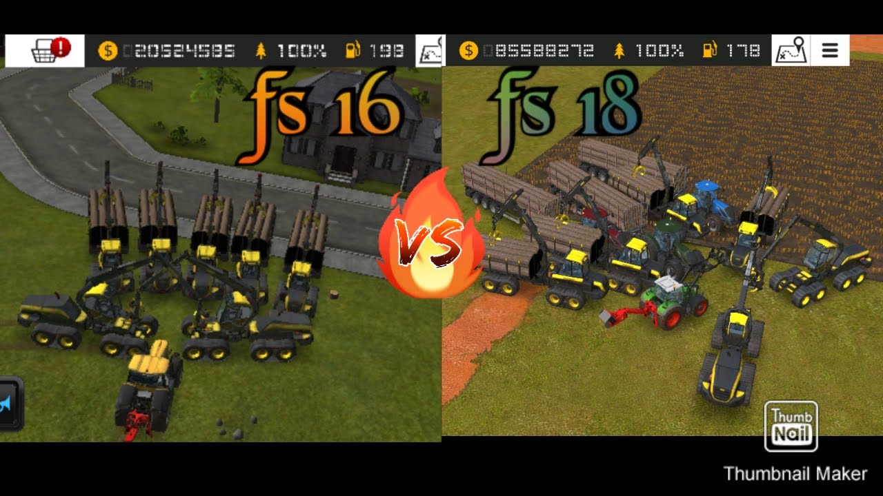 How to Use FS 16 vs FS 18 Treescutting and Equipment for the Ultimate ...