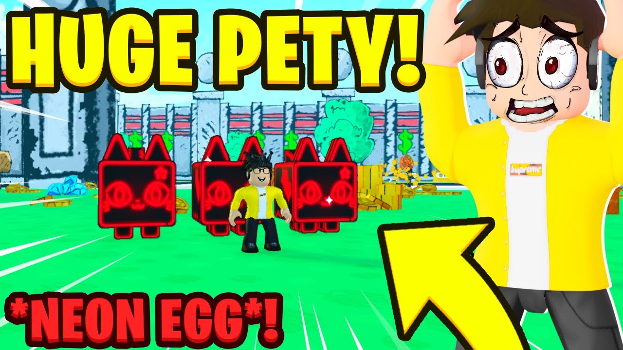 ZDOBYŁEM NOWE *NEON* HUGE PETY W PET SIMULATOR X! | Roblox - YouTube