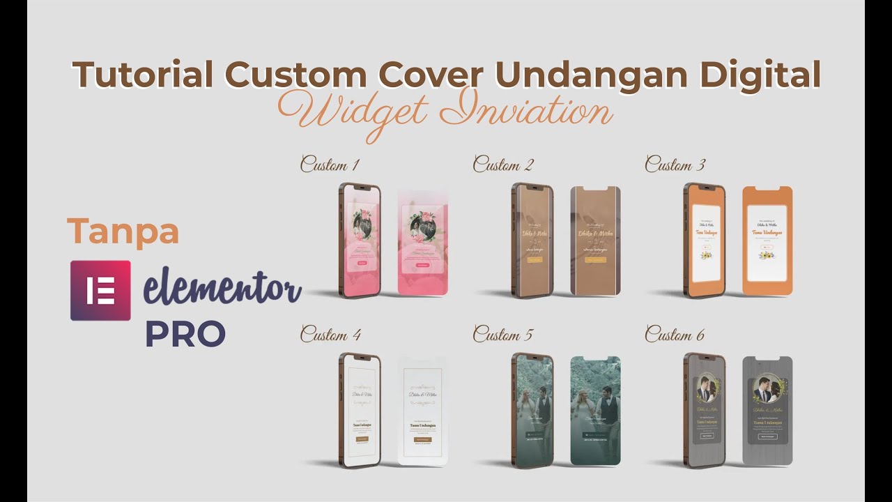 Custom Cover Undangan Digital Widget Invitation WeddingPress tanpa ...