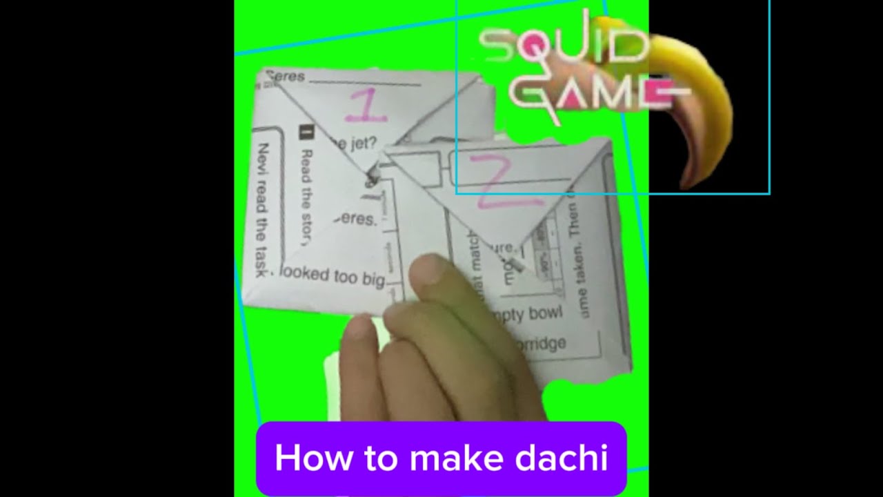 How to make dachi squid game - YouTube