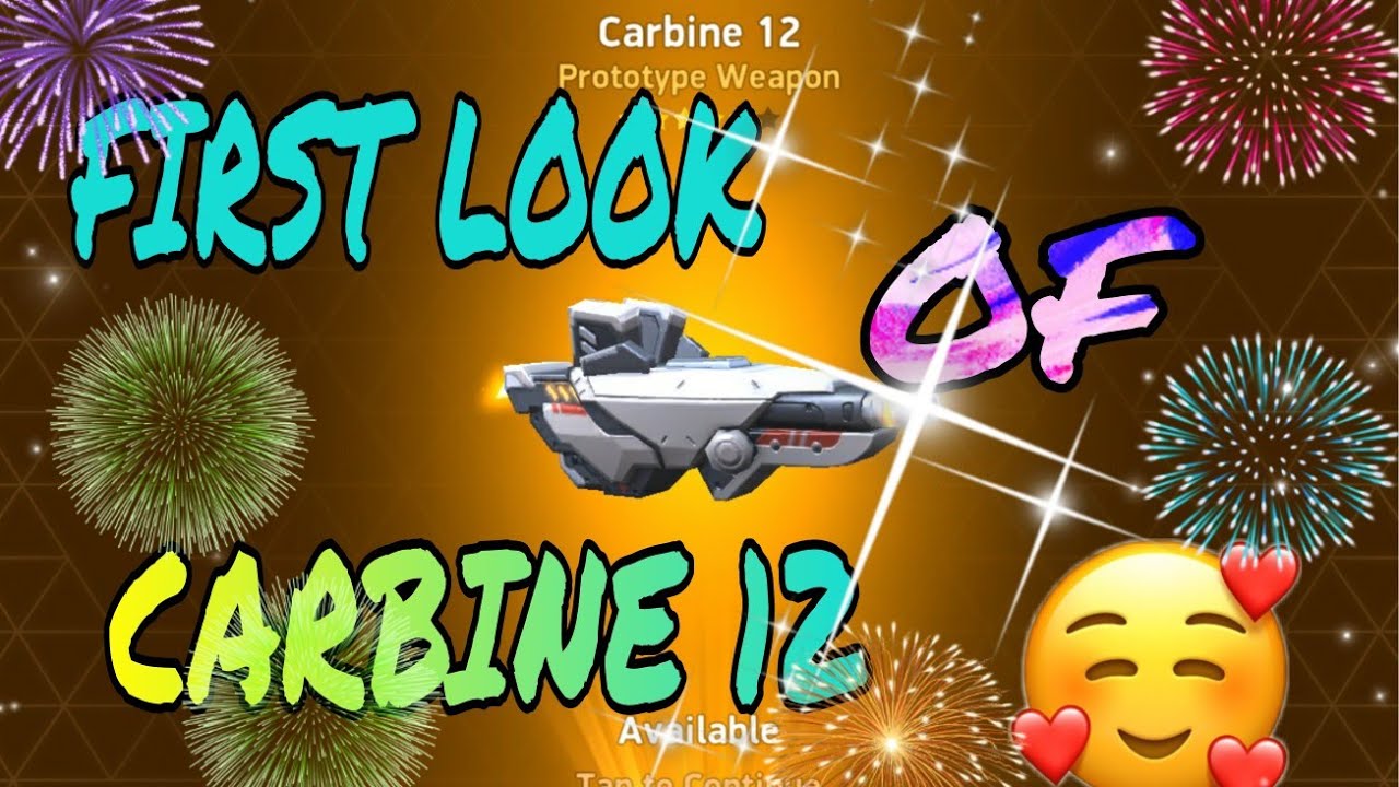 Unlock carbine 12 || First look of carbine 12 || MECH ARENA || THE UMP ...
