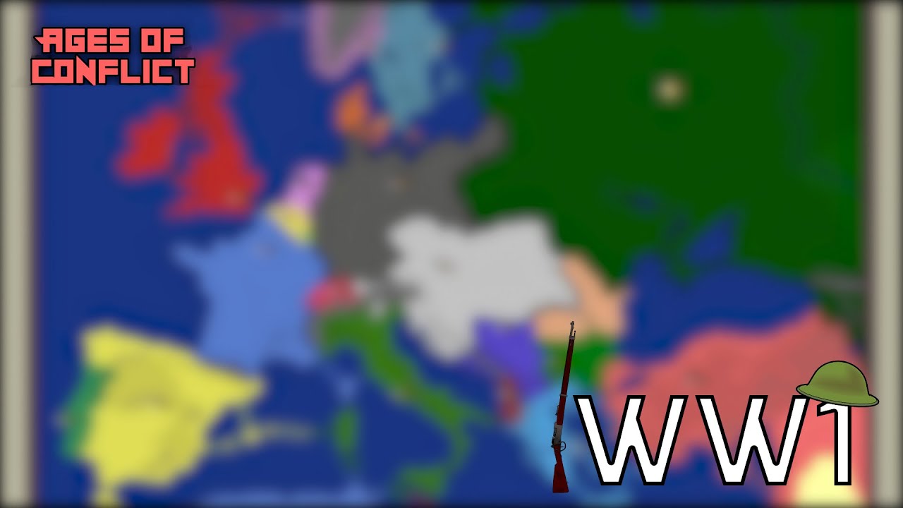 WW1 simulation in Ages of Conflict - YouTube