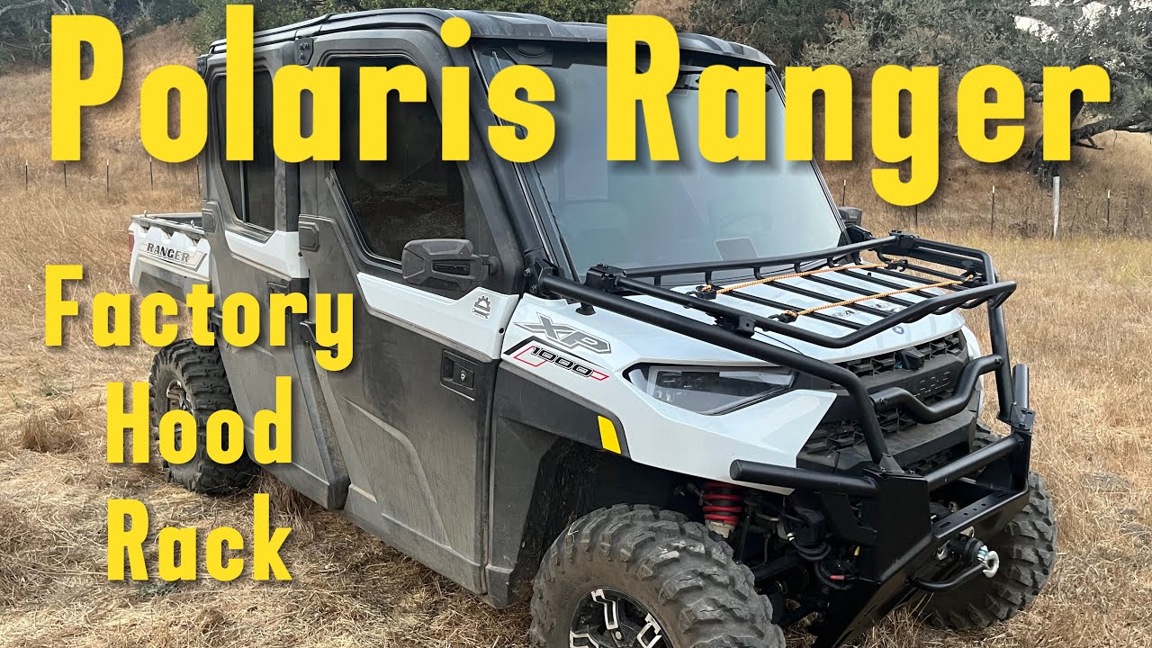 Factory Polaris Ranger Hood Rack Install and Comments - YouTube