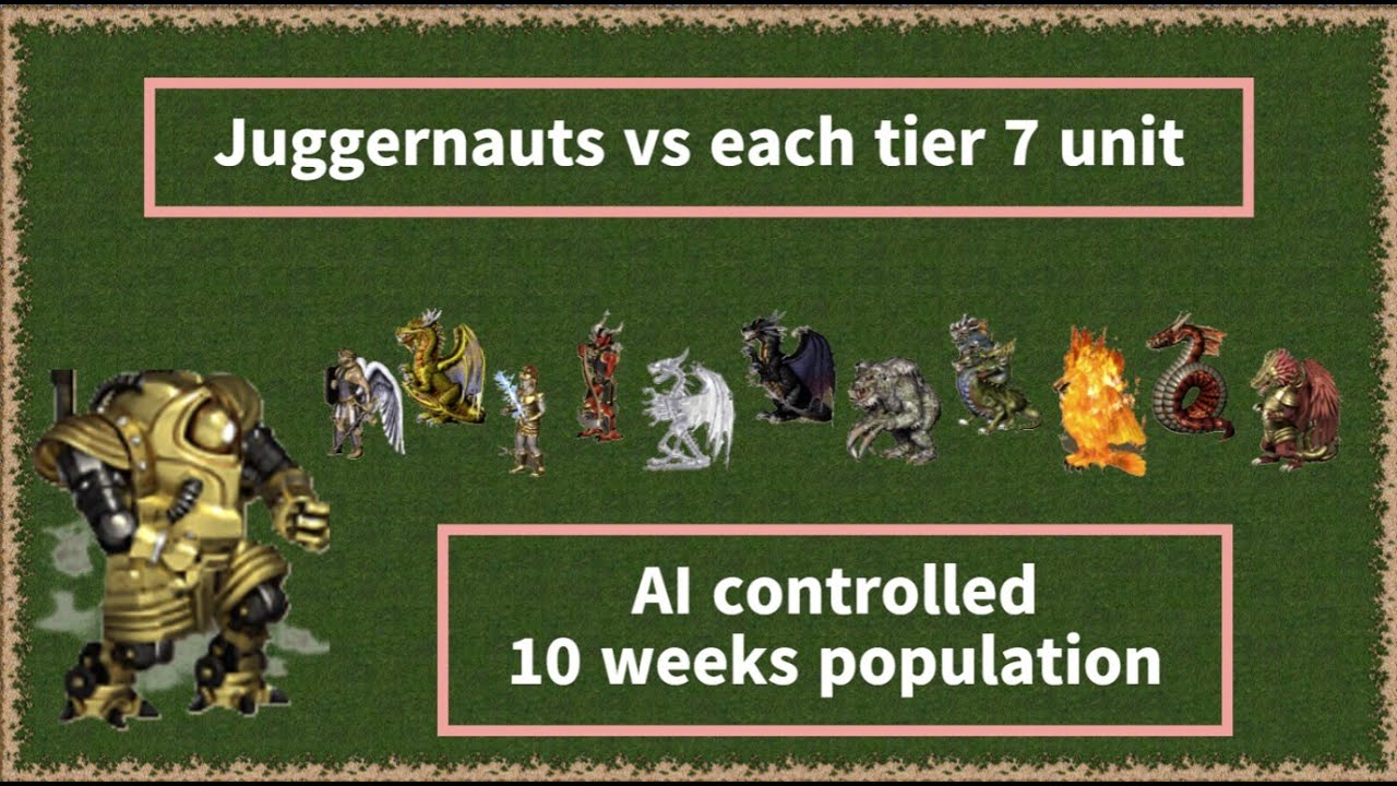 Juggernauts - challenger for best level 7 unit in Heroes 3 ?? - YouTube