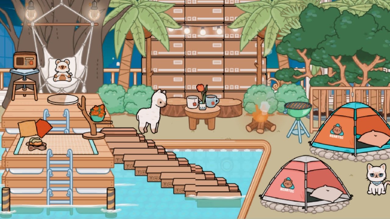 Toca Life World : NEW AESTHETIC OUTDOOR DESIGN MAKEOVER🌿 | TOCA BOCA ...