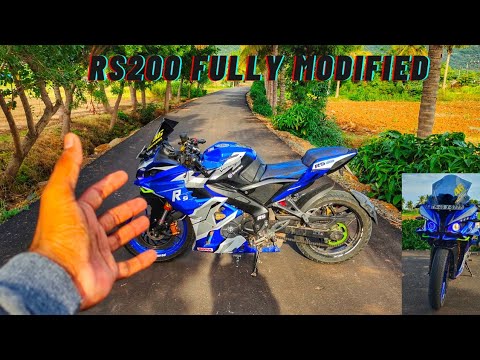 Only 1 In India 😯/Bajaj Rs200 Fully Modified 🔥/Detailed Review/@Track ...