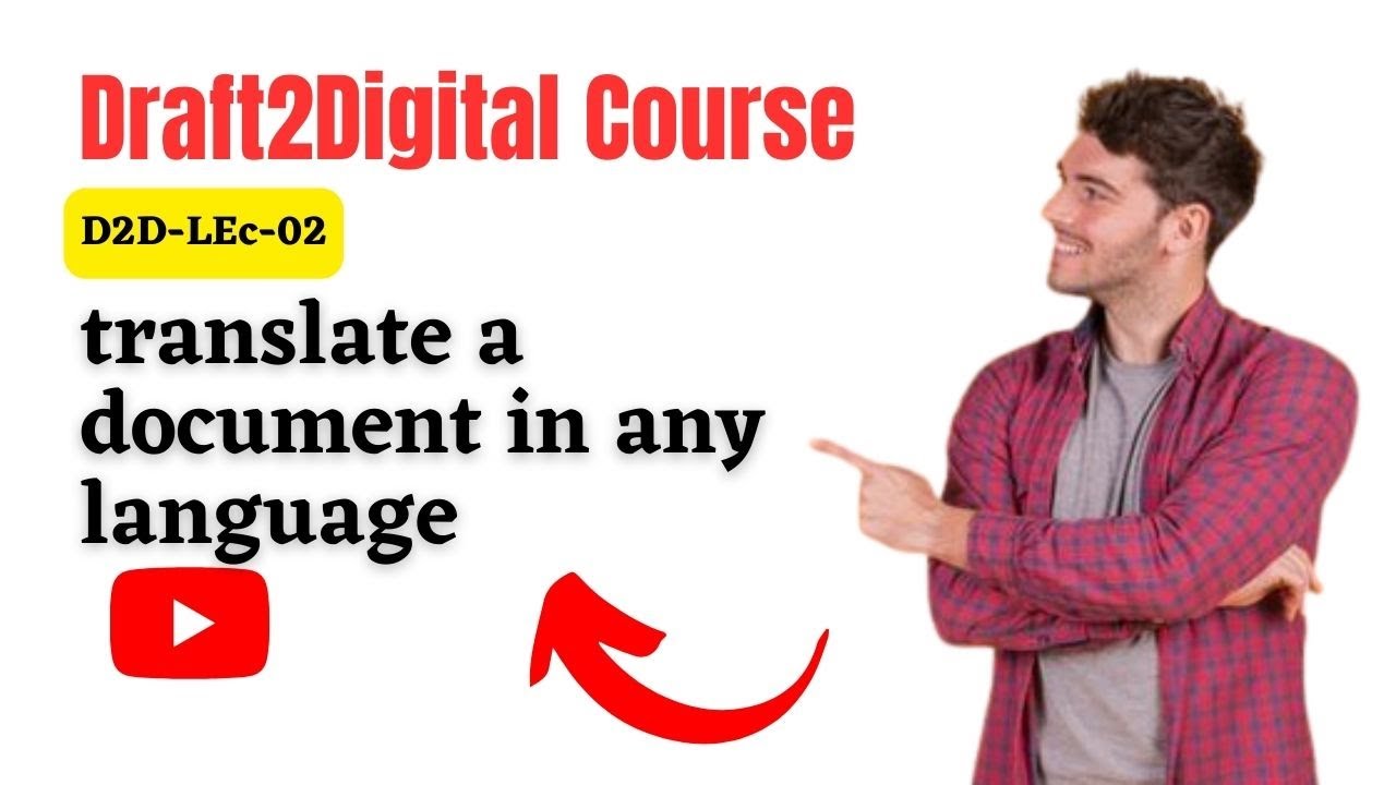 How to translate book on google Extension | Draft2digital translate a ...