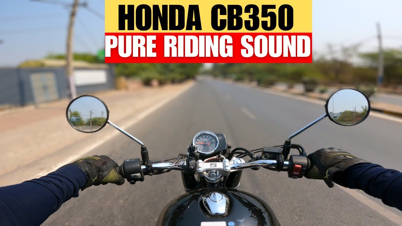 New Honda CB350 Pure Riding sound - YouTube