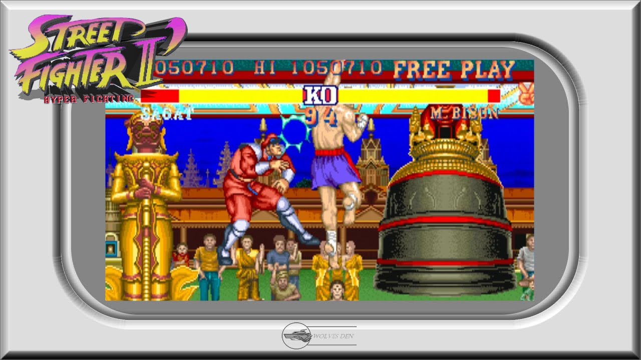 (MAME) Street Fighter 2 - Hyper Fighting - 03 - Sagat - Lv 4 (Bosses ...