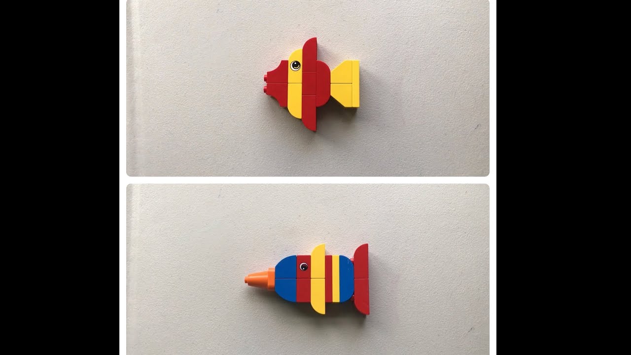 How To Make: Super Simple LEGO Duplo Fish - YouTube