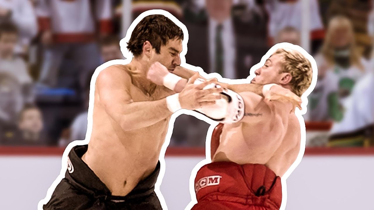 Top 10 NHL Fights Of All Time! - YouTube