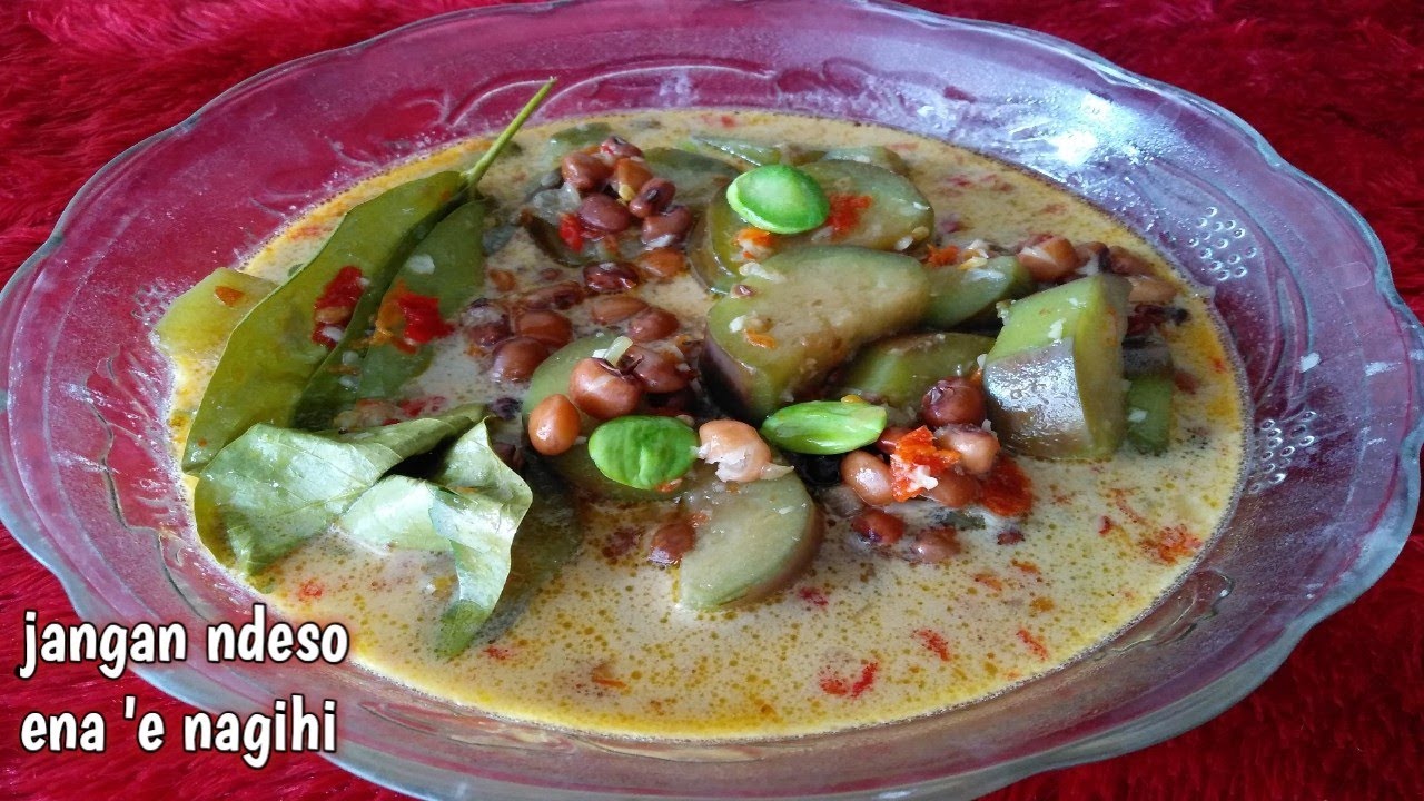 masak jangan terong ala ndeso || lodeh terong - YouTube