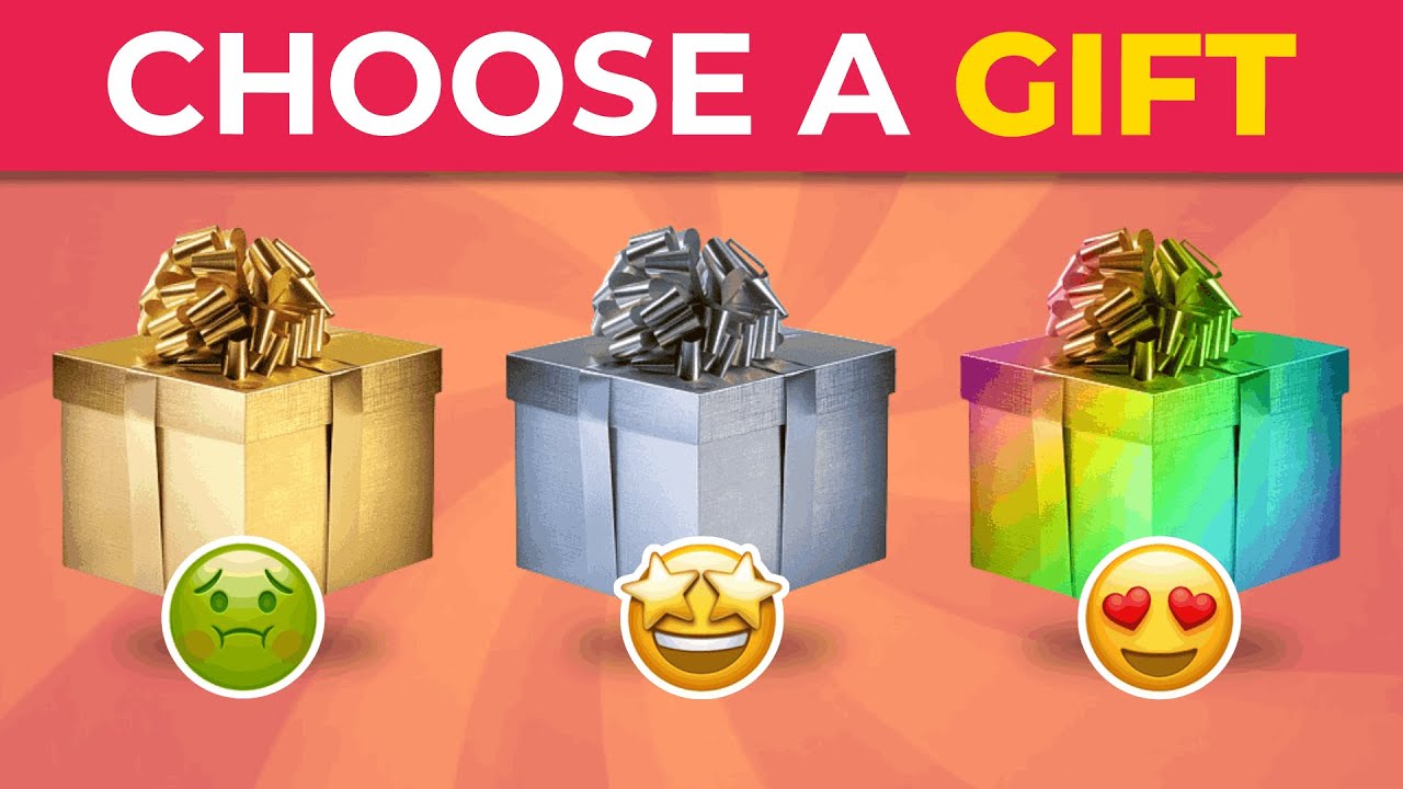 CHOOSE YOUR GIFT 🎁 Gold, Silver or Rainbow - How LUCKY are you? | Gift ...