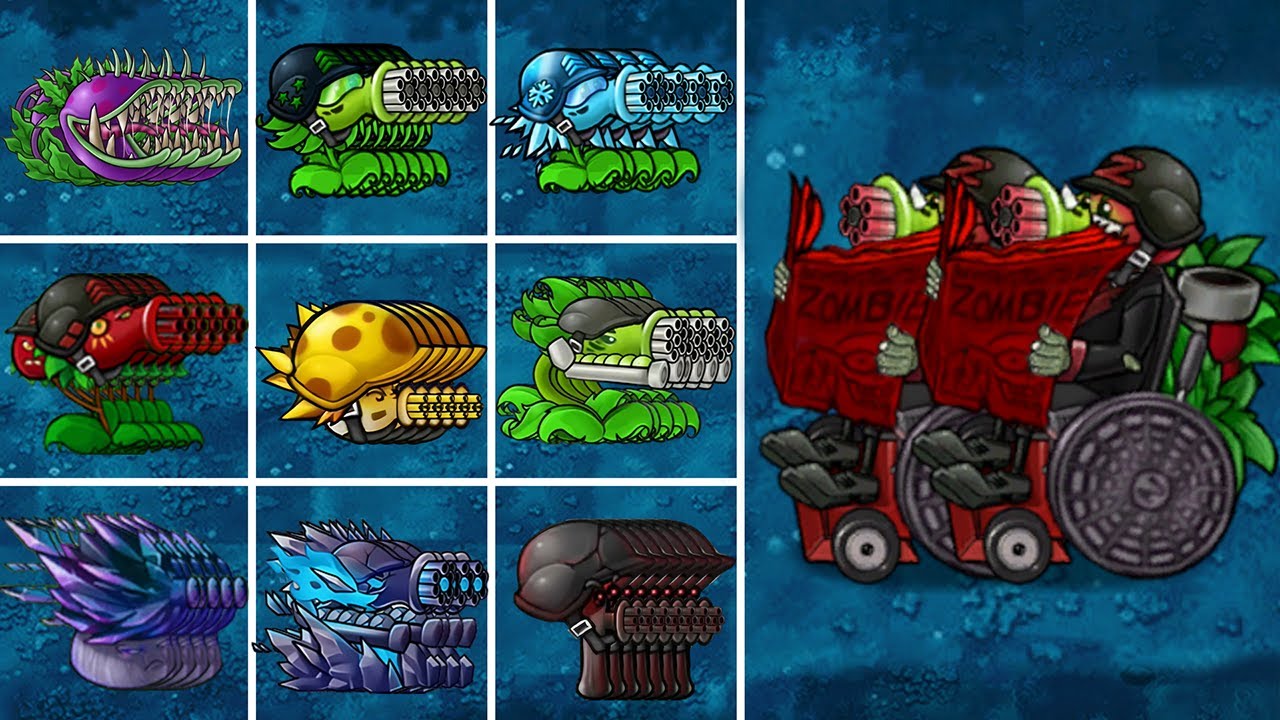 PvZ Fusion 2.2 - Which 50 plants can 2 Ultimate Zombie Professor New ...