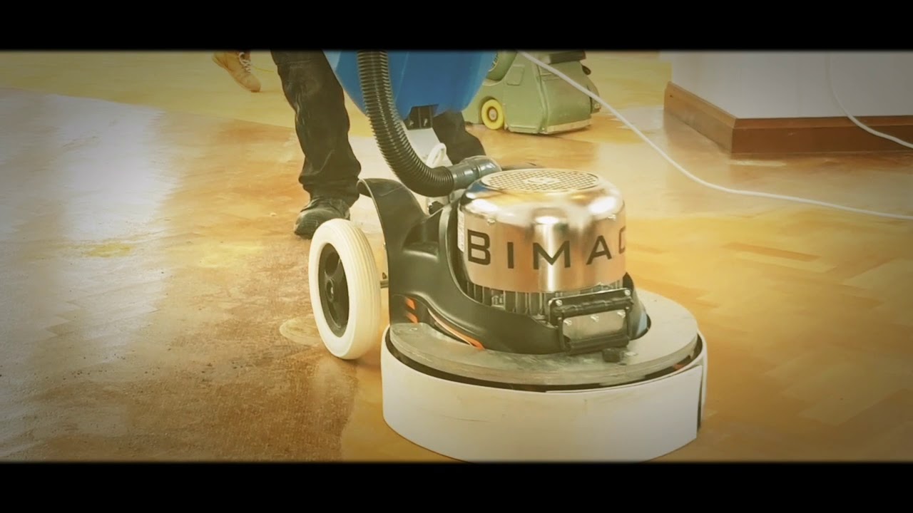 Tile Master Bimack Dexter Wood Floor Sanding Machine - YouTube
