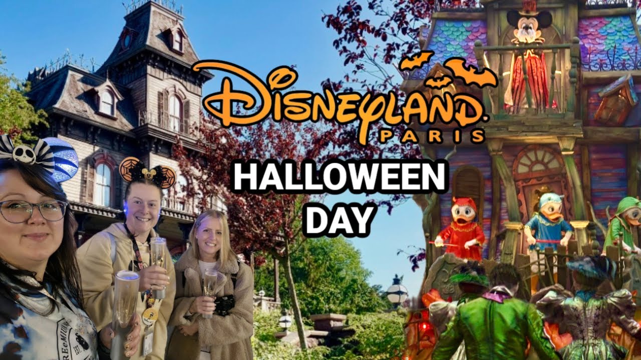 DISNEYLAND PARIS on the 31st OCT for Halloween - YouTube
