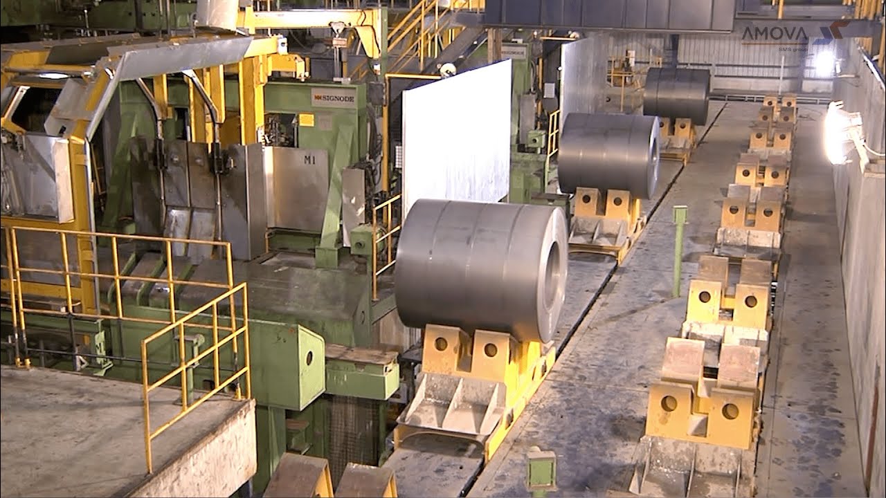 Çolakoğlu Metalurji, Turkey – Pallet conveyor system - YouTube