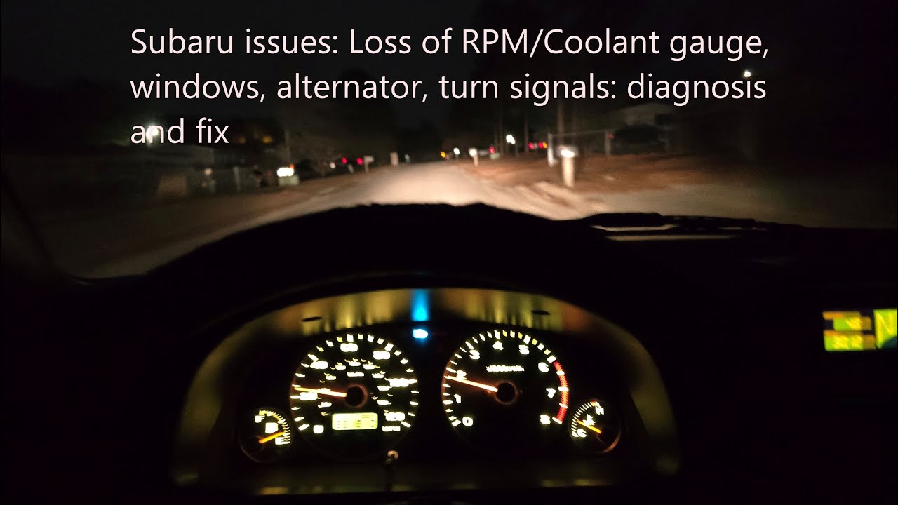 Cluster issues? Window issues? Turn signal issues? Check out this video ...