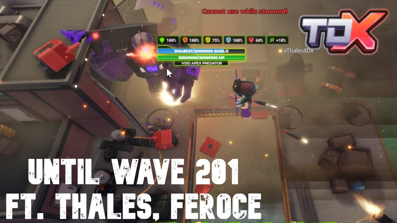 Tdx- Endless - first time reaching wave 201. (before assailants nerf ...