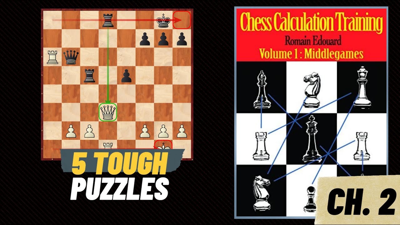 5 DIFFICULT Exercises! (Chess Calculation Training: Middlegame) - YouTube