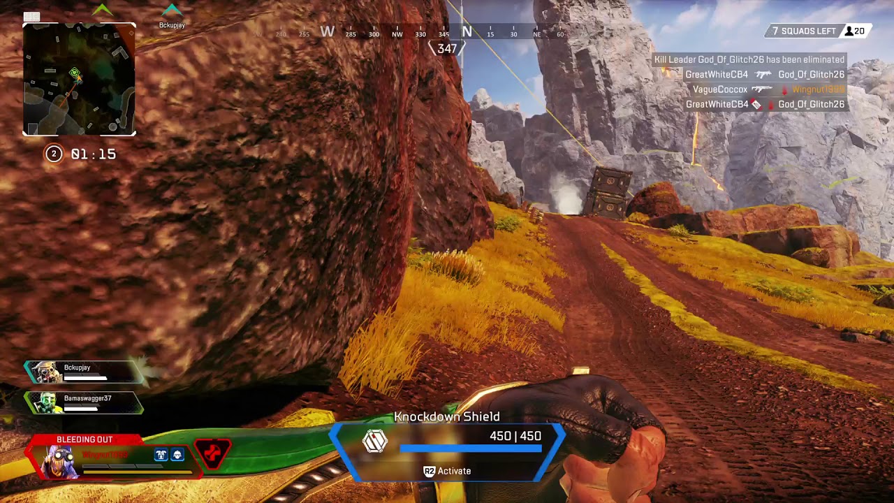 Apex Legends Caustic gas trap gilch - YouTube