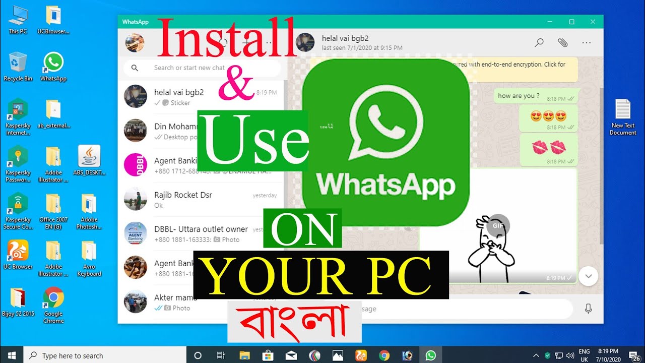 How To Install And Use WhatsApp On Pc YouTube how-to-install-and-use-whatsapp-on-pc-youtube