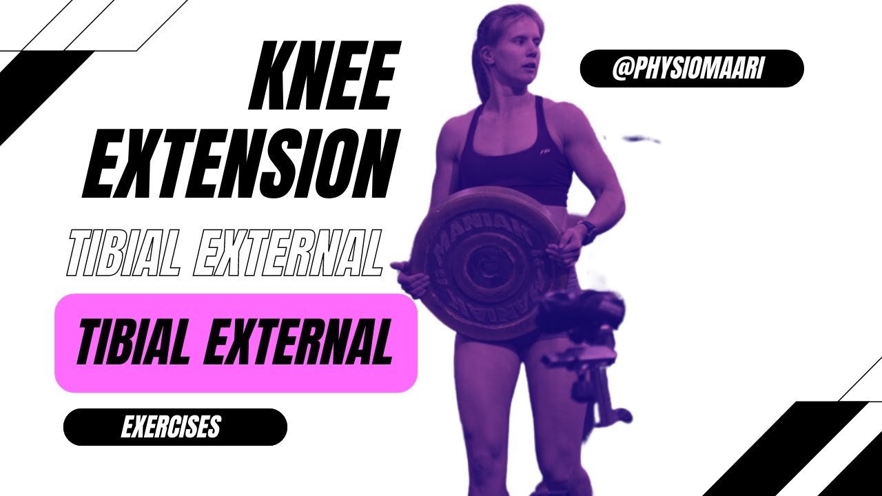 Knee extension with tibial external rotation - YouTube