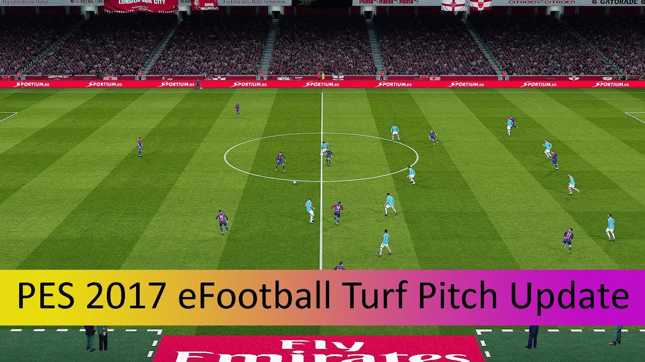 PES 2017 eFootball Turf Pitch Update - YouTube