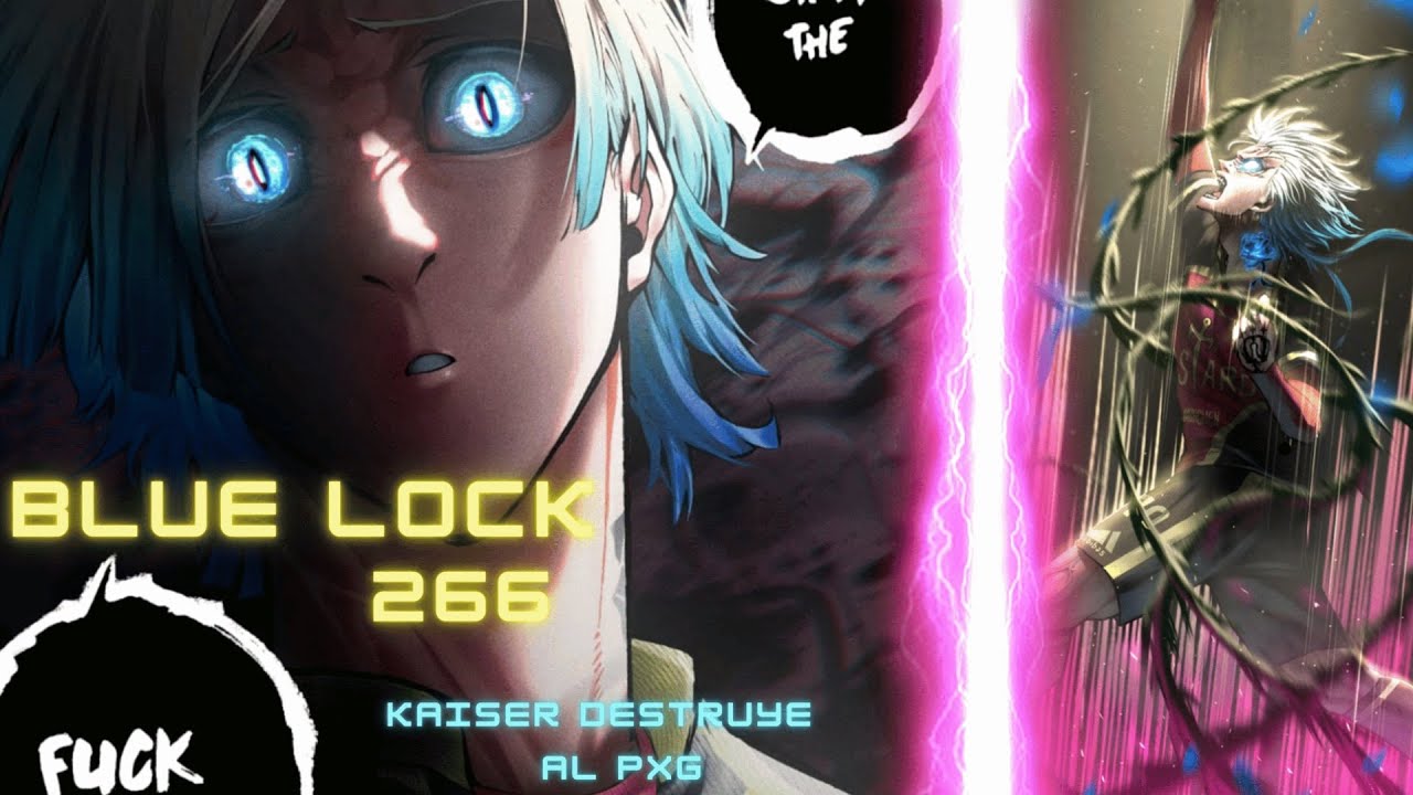 Kaiser realiza el tiro con chanfle de Oliver Atom.... [Blue lock 266 ...