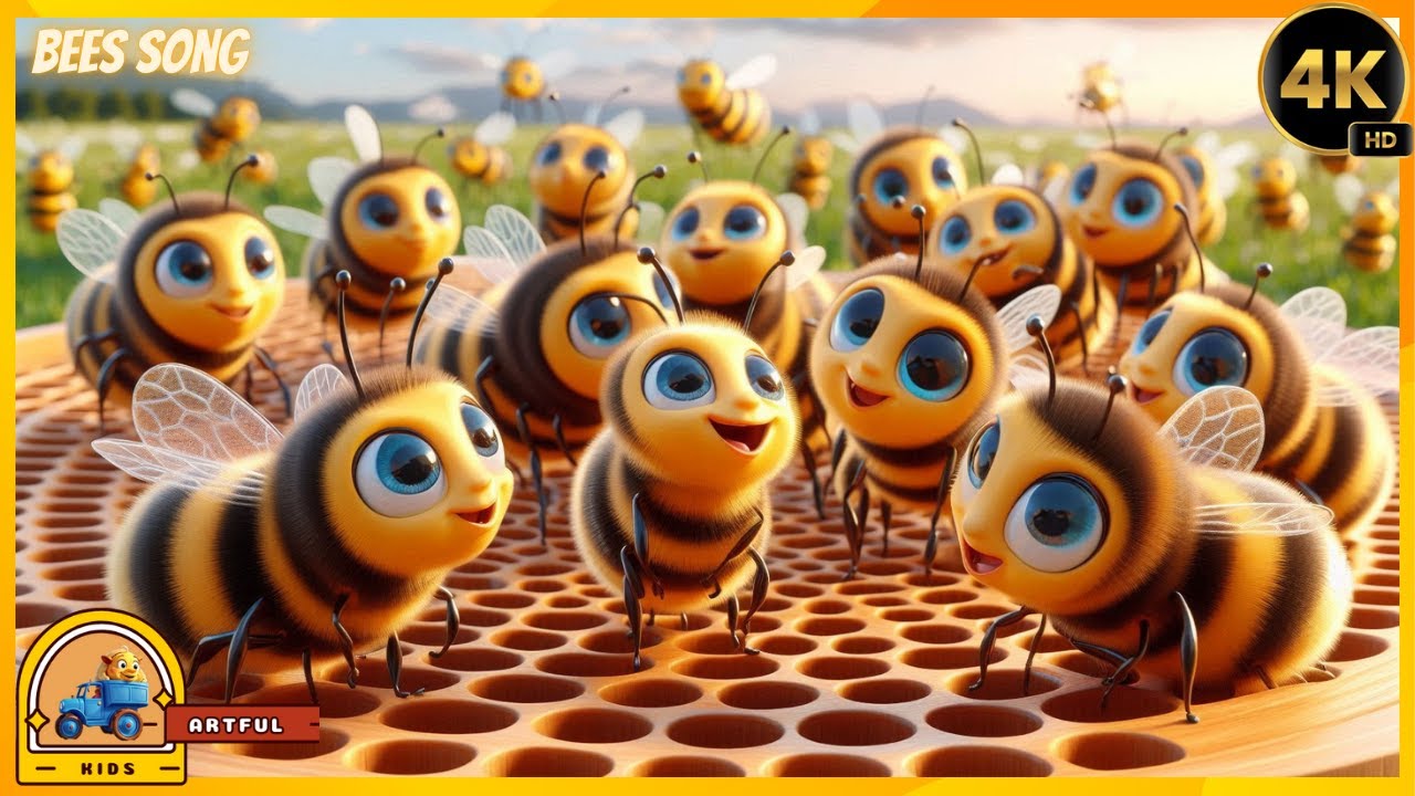 🐝 Buzz, Buzz, Buzz! The Honey Bees Song for Kids 🎶🌸 - YouTube