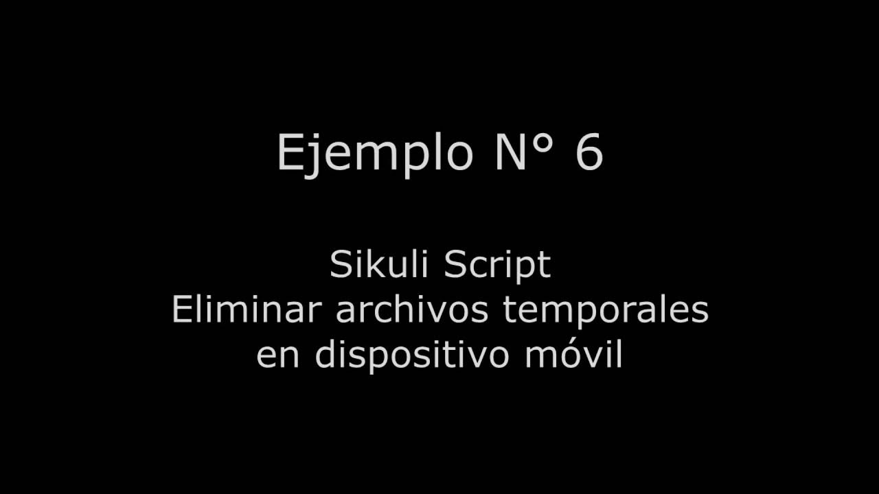 Sikuli Script - 10 Ejemplos - UTP - YouTube