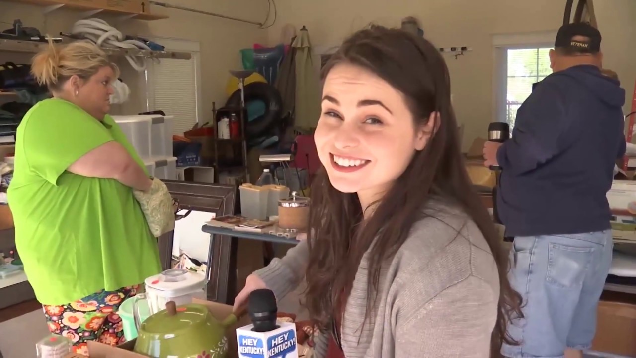 Becca Sanders Goes Yard Sale-ing! - YouTube