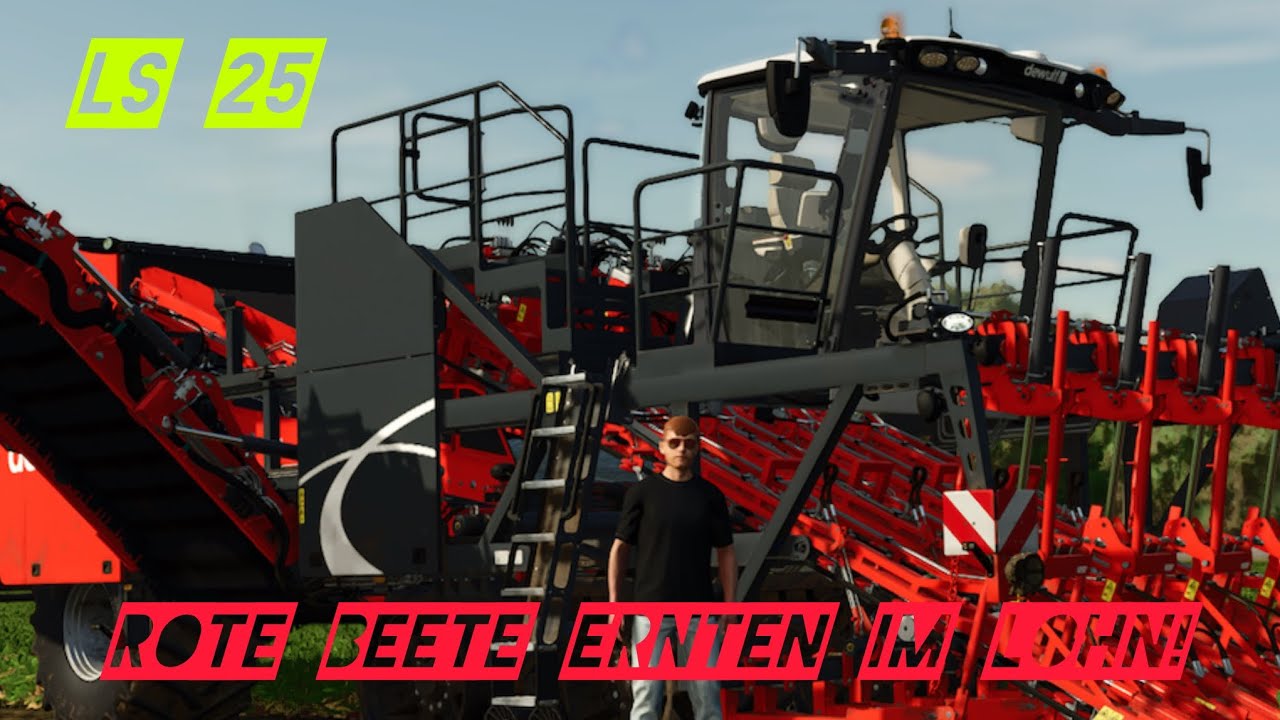 LS 25 Riverbend Springs Rote Beete ernten im Lohn! 😁👍🏼 #004 - YouTube