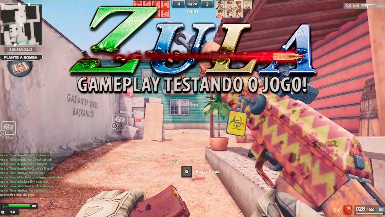 ZULA BRASIL: GAMEPLAY TESTANDO O JOGO - YouTube