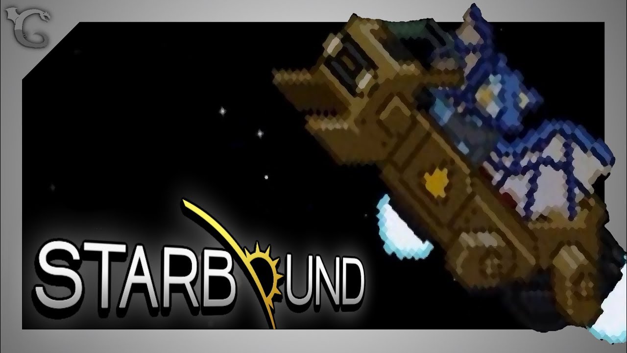 You can drive a car in SPACE! (Starbound) - YouTube