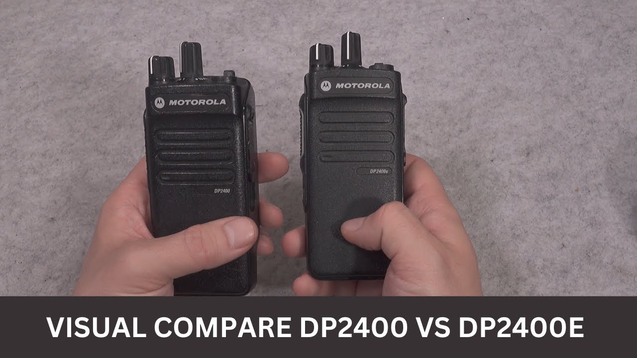 Visually compare Motorola DP2400 vs DP2400e and accessories ...