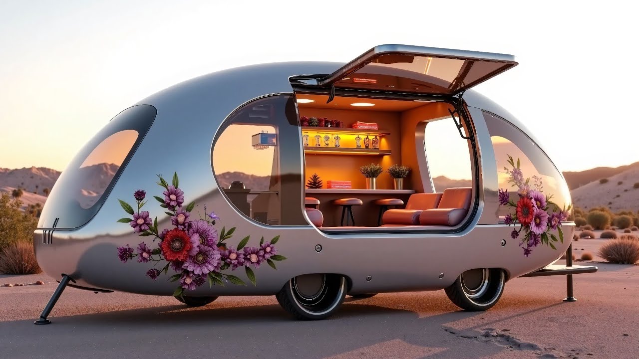 "Futuristic Luxury Caravan Review: The Ultimate Modern Travel Pod ...