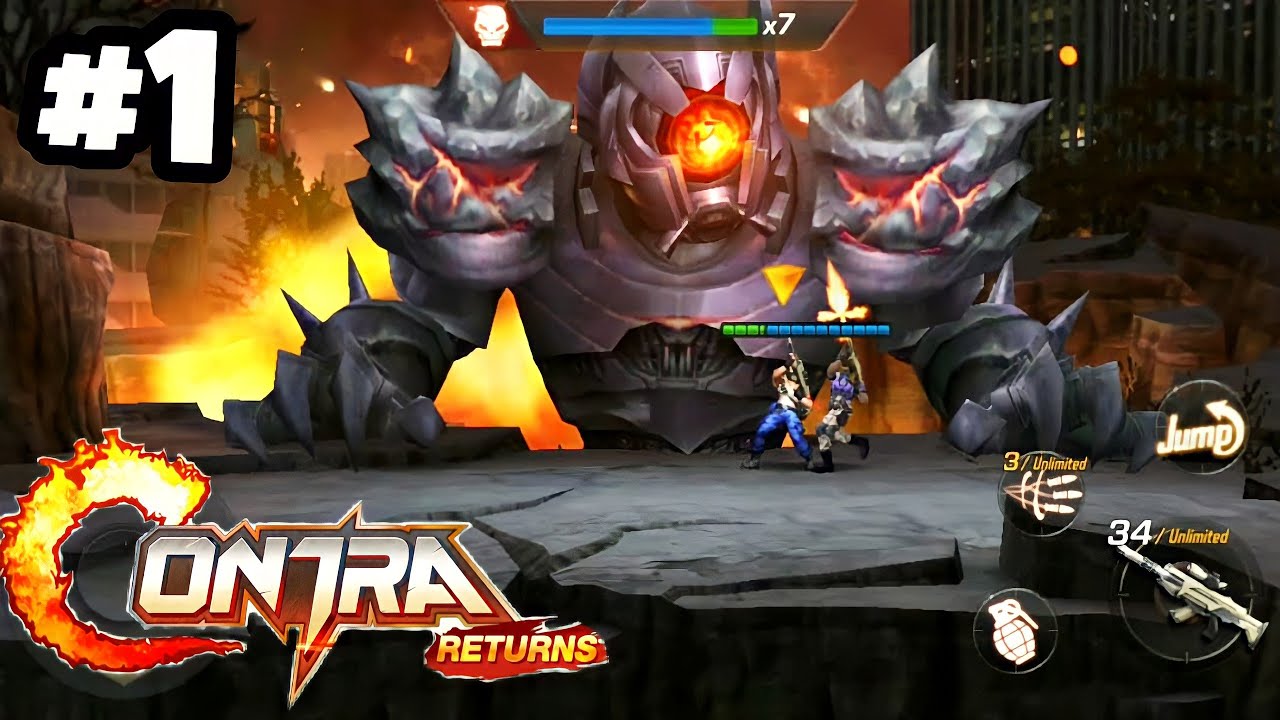 Contra return gameplay | Contra return | Gaurav gaming | #1 - YouTube