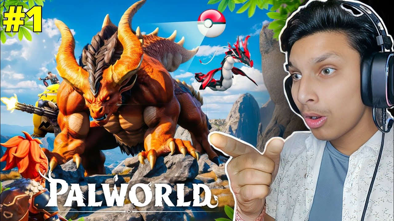 PLAYING PALWORLD FOR THE FIRST TIME || PALWORLD #1 - YouTube